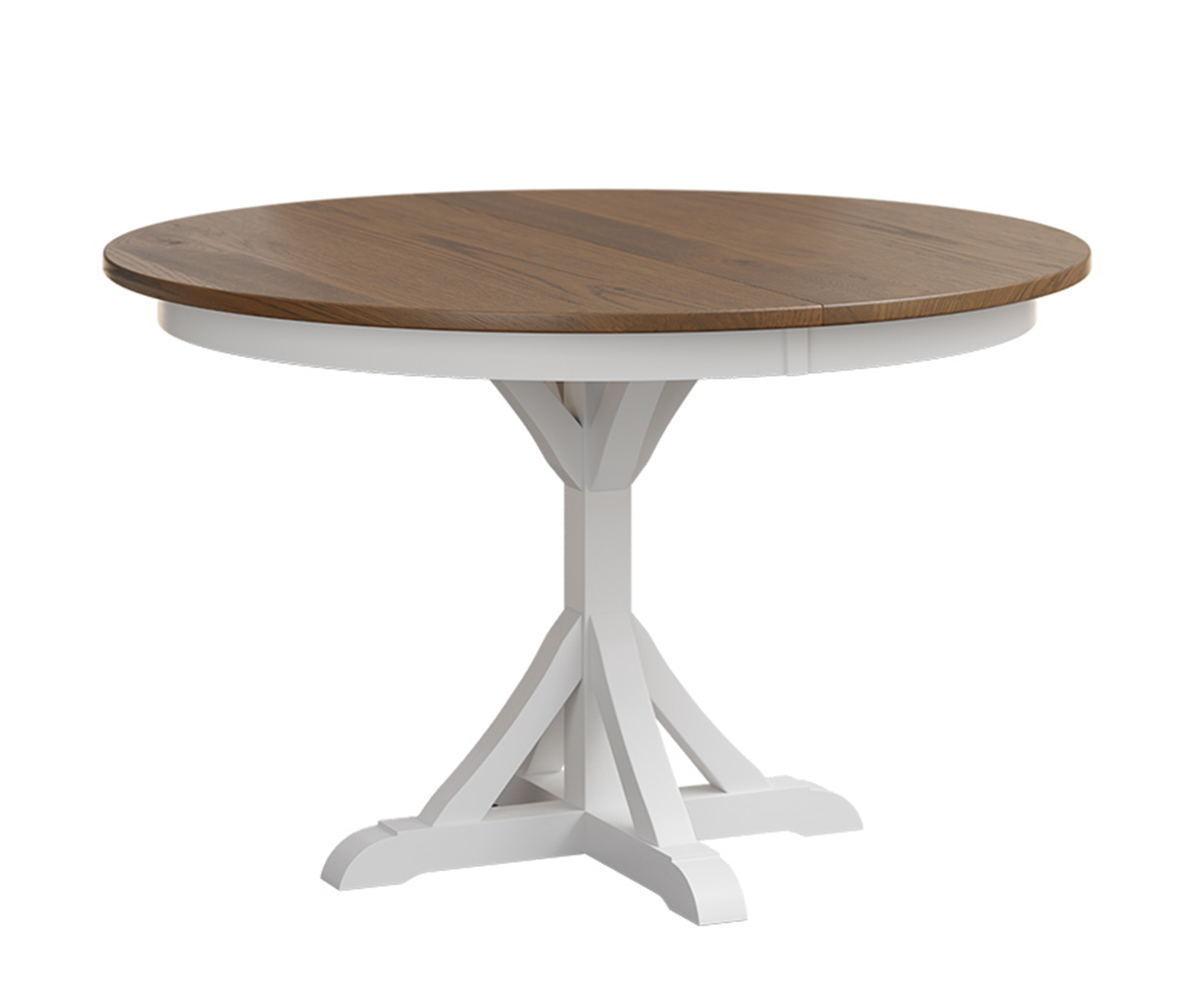 Trenton Round Trestle Table by Urban Barnwood – Lou Rodman's Barstools ...